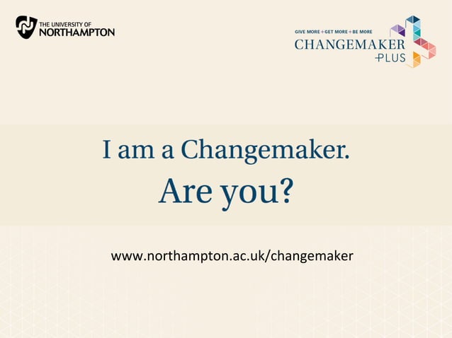 What it means to be a Changemaker | PPT