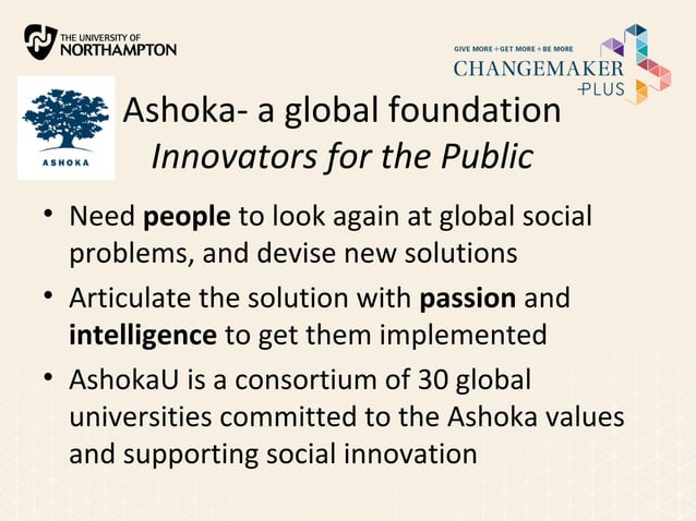 What it means to be a Changemaker | PPT