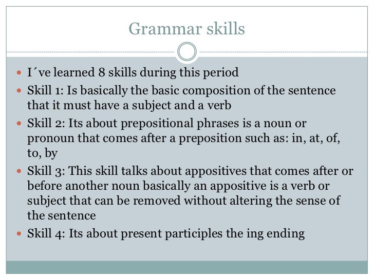 What Ive Learned In English Class What Ive Learned In English Class