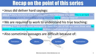 What jesus meant by before abraham was, i am | PPTX