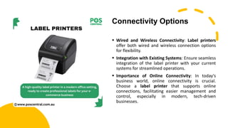 What Key Features Should You Look for in a Label Printer? | PPTX