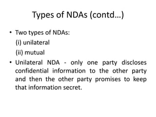 What kind of confidential information can i protect with an nda | PPT