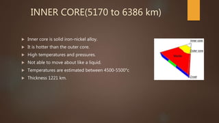 Earth internal structure | PPTX