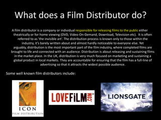 Film Production and Distribution | PPTX