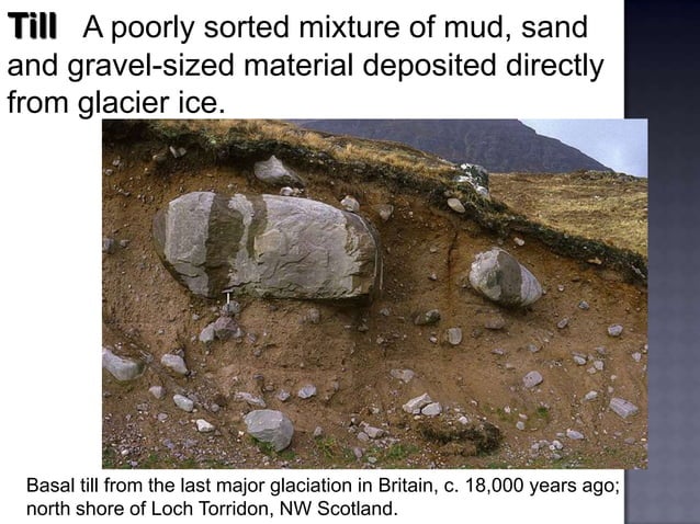 Glacial transportation and deposition | PPTX