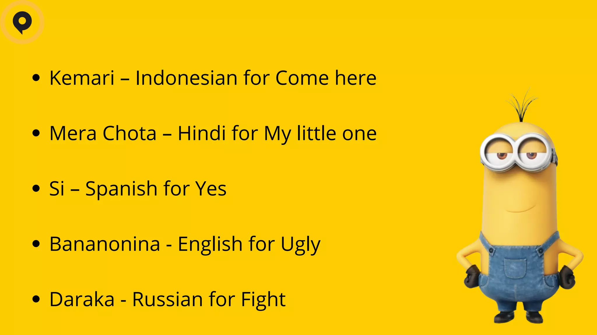 What languages do minions speak? | Minionese language | PPT