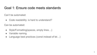 Linters for frontend code review | PPT