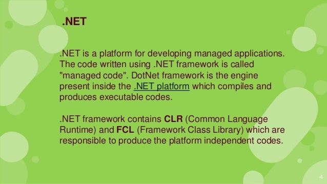 What makes .net platform independent