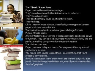 Books VS. E-Books | PPTX