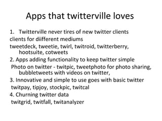 What Makes A Good Apps @140tc | PPT