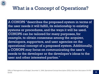 What Makes a Good Concept of Operations? | PPT