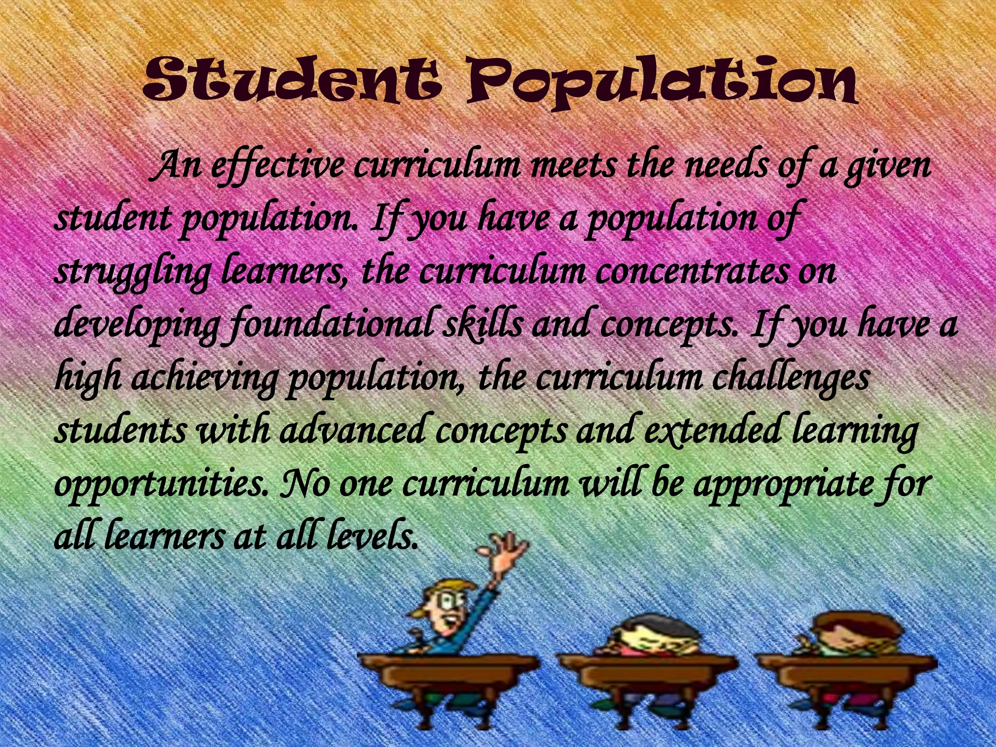 What makes a good curriculum | PPTX