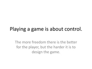 What makes a good game | PPTX