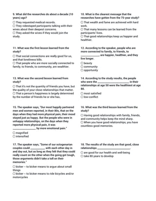 What makes a good life lessons from the longest study on happiness ...