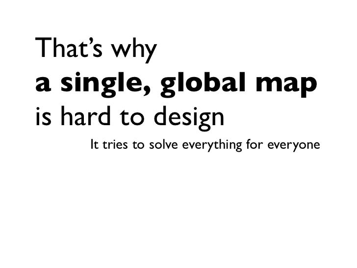 What makes a good map?
