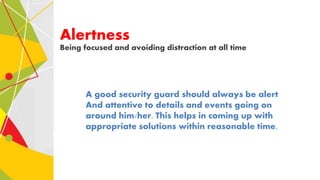 What makes a good security guard? | PPSX