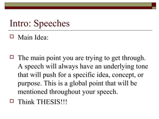 What Makes a Good Speech Lesson by Noble Newman | PPT