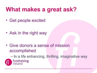 What makes a great ask | PPT