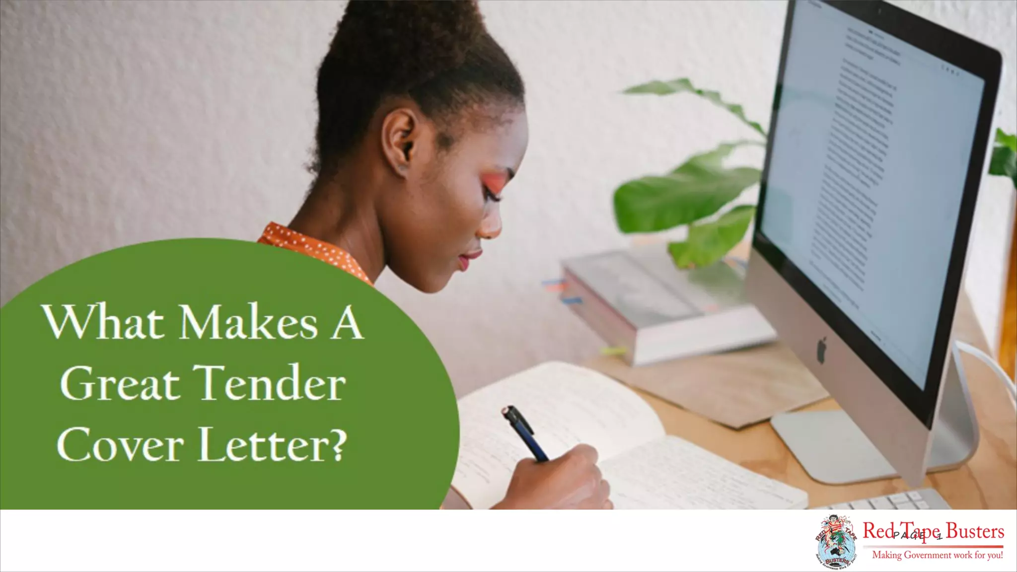 What Makes A Great Tender Cover Letter? | PPT