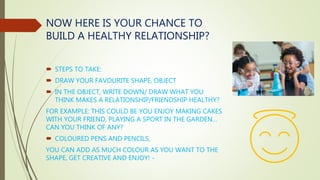 What makes a relationship healthy? | PPT