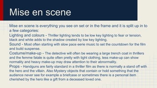 What makes a thriller? | PPT