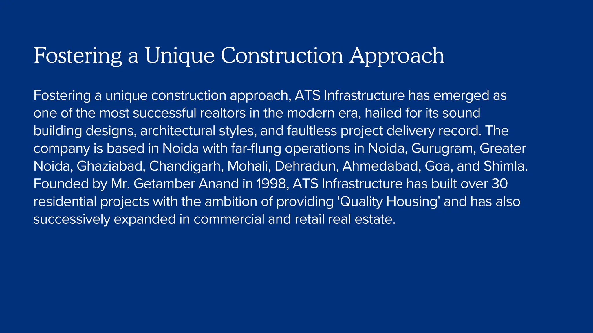 What Makes ATS Infrastructure Stand Apart as a Real Estate Developer.pptx