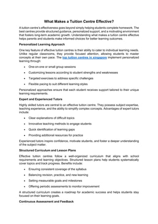 What Makes a Tuition Centre Effective.pdf