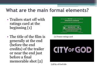 What makes a typical trailer? | PPTX