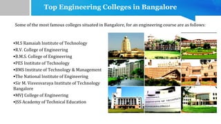 What Makes Bangalore the Preferred Choice for Engineering? | PPT