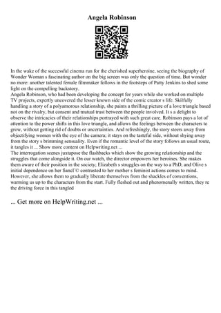 What Makes Batman A Hero Essay | PDF