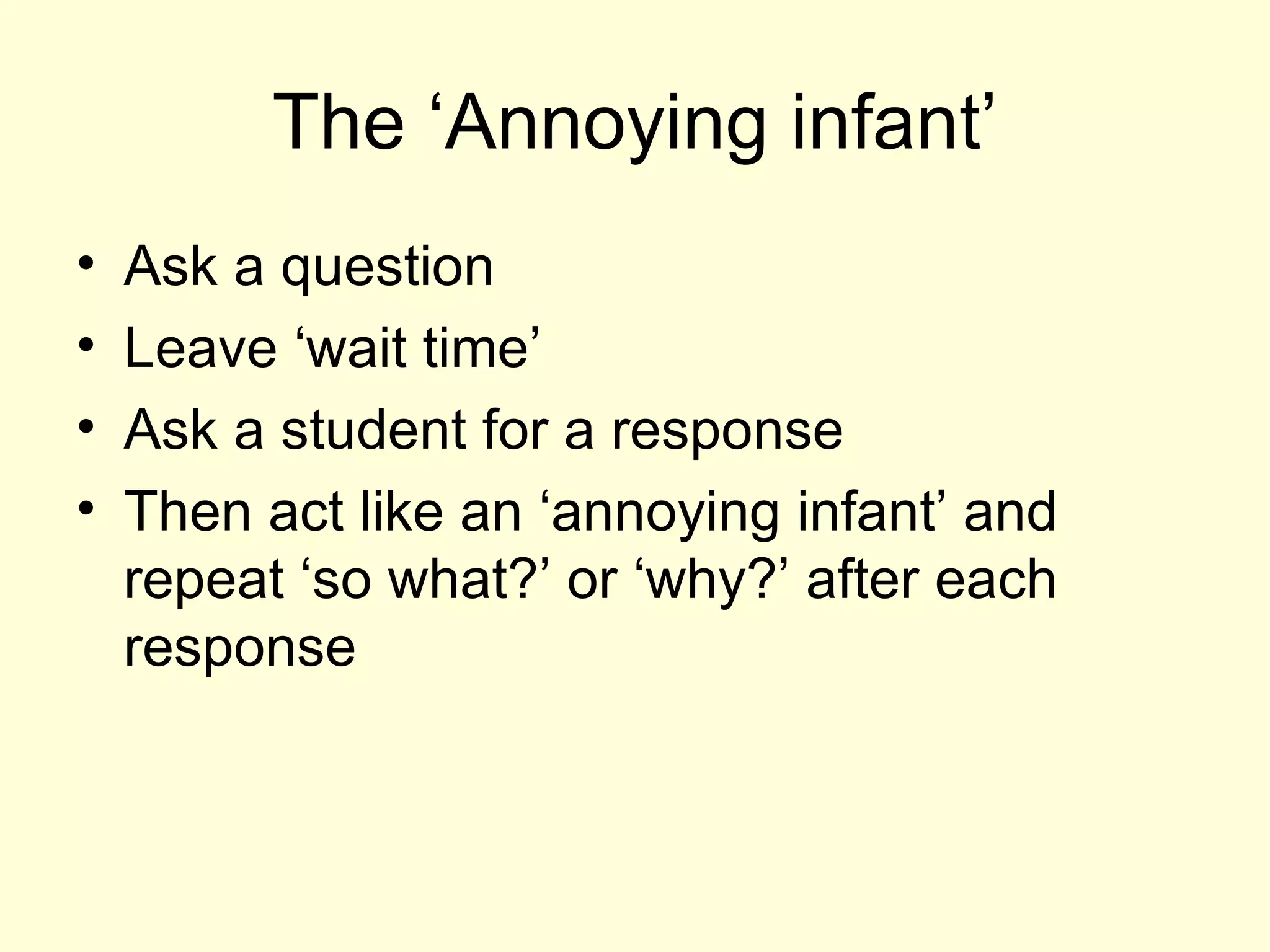 What makes effective questioning? | PPT