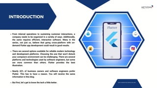 Top Amazing Benefits Of Flutter In Cross-platform App Development | PPT