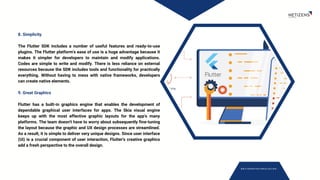 Top Amazing Benefits Of Flutter In Cross-platform App Development | PPT