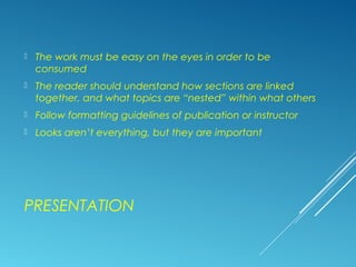 What makes good writing | PPT