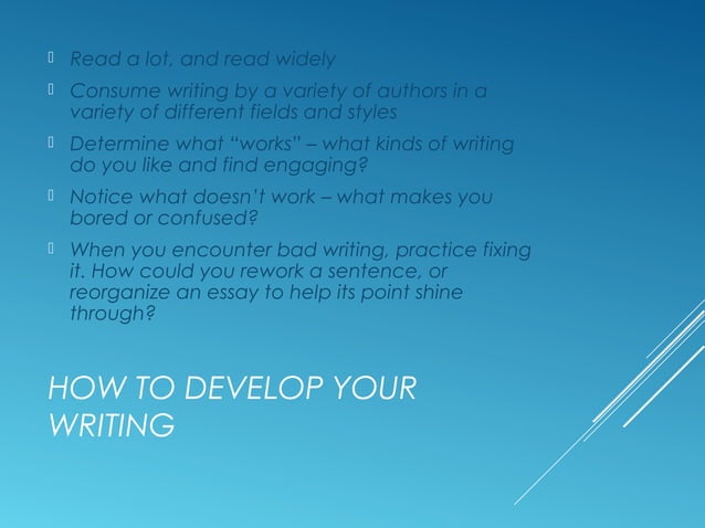 What makes good writing | PPT