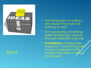 What makes good writing | PPT