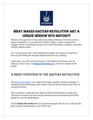 What Makes Haitian Revolution Art a Unique Window into History.pdf
