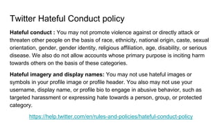 What Makes Hate Speech : an interactive workshop | PPTX