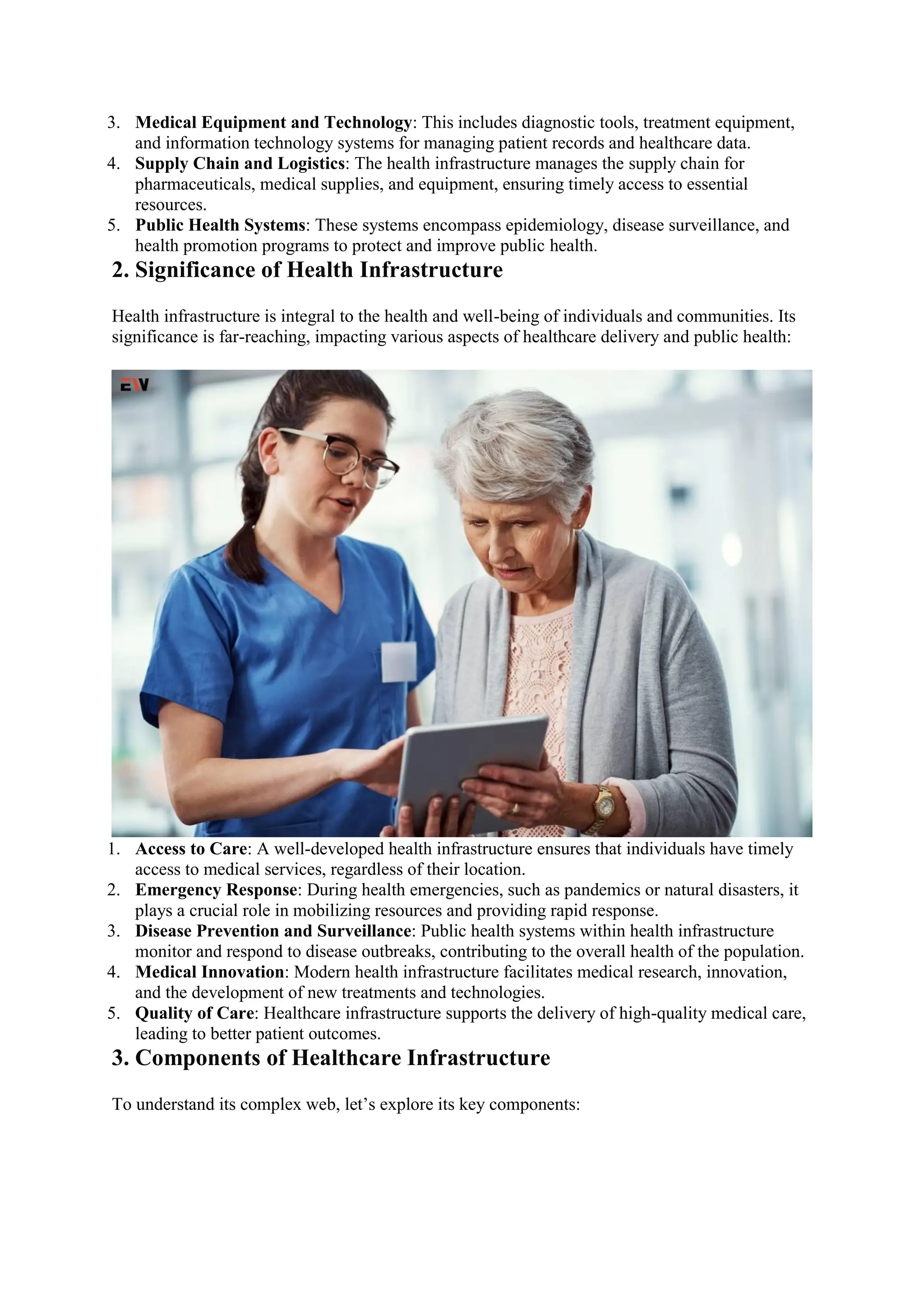 Healthcare Infrastructure: Meaning, defination, significance ...