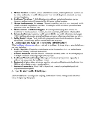 Healthcare Infrastructure: Meaning, defination, significance ...