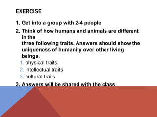 What Makes Humans Unique | PPTX