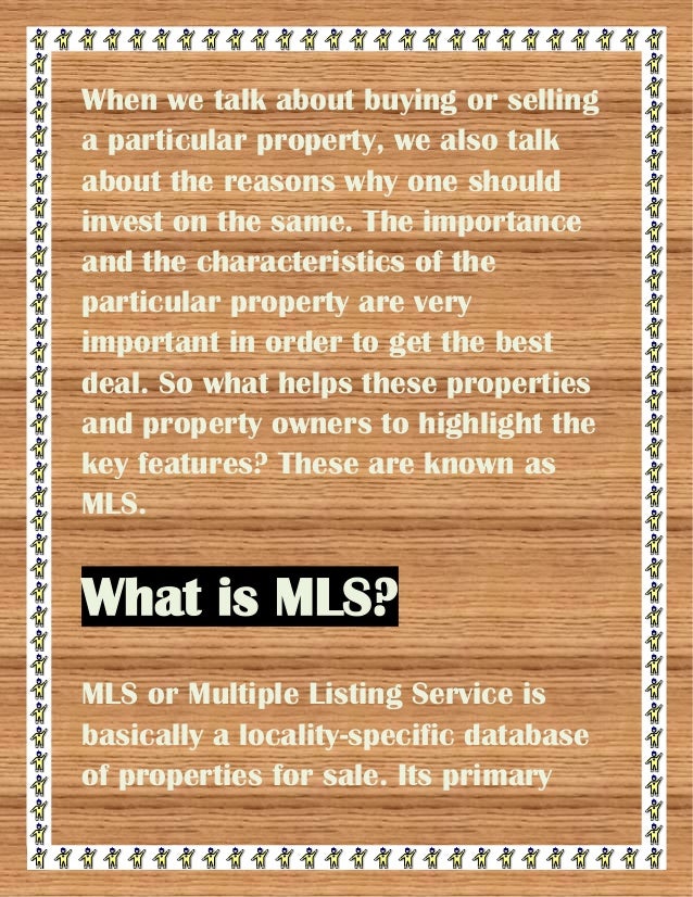 What Makes MLS So Important?
