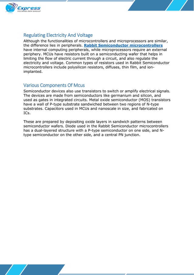 What Makes Rabbit Semiconductor Microcontroller So Versatile And ...