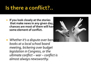 What makes something newsworthy | PPT