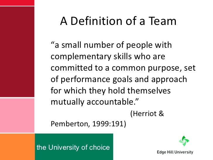 What Makes Teamwork Work