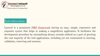 What Makes The Laravel Framework Outstanding - Connect Infosoft | PPT