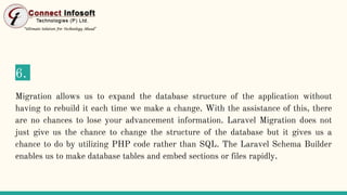 What Makes The Laravel Framework Outstanding - Connect Infosoft | PPT