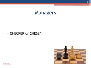 What Great Managers And Leaders Do | PPTX