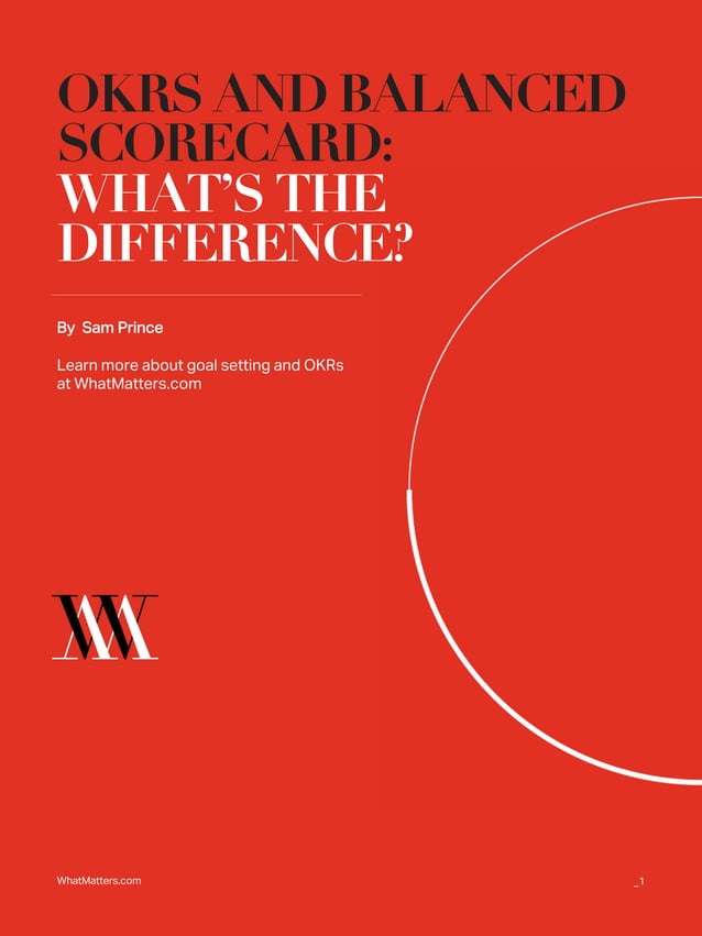 OKRS and Balanced Scorecard.pdf | Business | Business and Finance