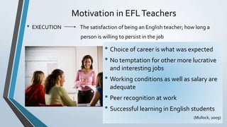 What motivates an english teacher | PPTX